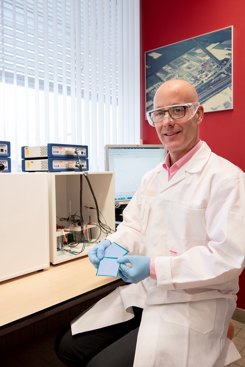 Peter Visser, innovation project leader bij AkzoNobel in Sassenheim